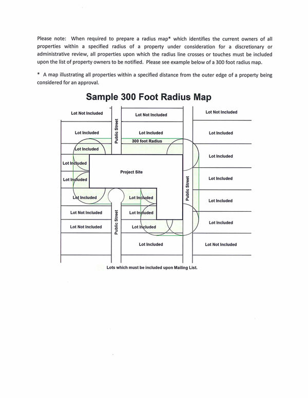 Menifee Public Hearing Mailing Notices - 300' Radius - Owners and Occu ...